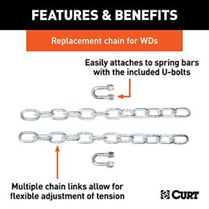 CURT 17111 Replacement Weight Distribution Hitch Chain Kit