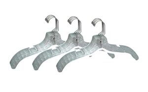 merrick c73410d cryst crystal cut dress hangers 4 count