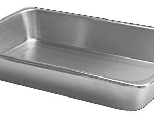 Grafco Metal Instrument Tray for Medical, Dental, Tattoo, and Surgical Supplies, Stainless Steel, 12-1/4" x 7-5/8" x 2-1/8", 3259