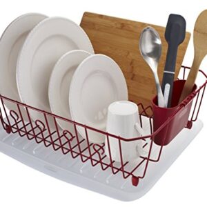 Rubbermaid 18 in. L x 14.7 in. W x 1.3 in. H Clear Plastic Dish Drainer