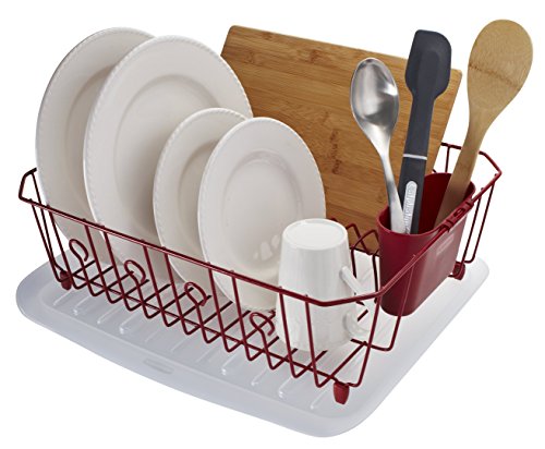 Rubbermaid 18 in. L x 14.7 in. W x 1.3 in. H Clear Plastic Dish Drainer