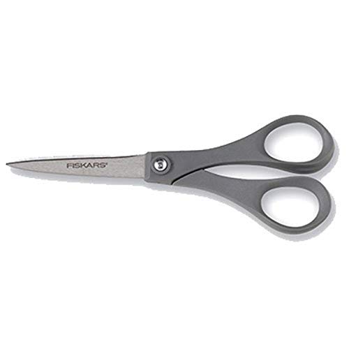 Fiskars 01-005037J Scissors, 7-Inch, Gray