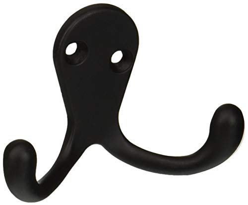 National Hardware S806-539 V8007 Basic Double Robe Hooks in Oil Rubbed Bronze, 3"