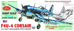 guillow’s vought f4u-4 corsair model kit