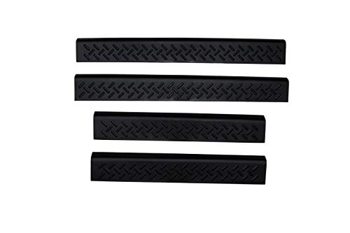 Auto Ventshade [AVS] Stepshield | Black, 4 pc | 91021 | Fits 2005 - 2015 Toyota Tacoma Access Cab