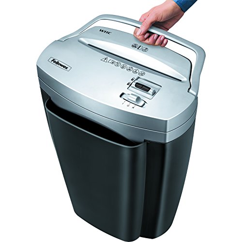 Fellowes 3103201 Powershred W11C, 11-Sheet Cross-cut Paper and Credit Card Shredder with Safety Lock