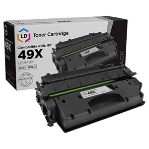 ld products compatible toner cartridge replacement for hp 49x q5949x high yield (black) for use in hp printer laserjet: 1320, 1320n, 1320nw, 1320t, 1320tn, 3390 and 3397