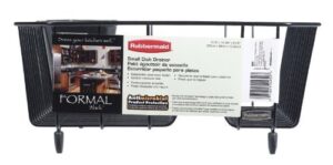 rubbermaid 6008arbla black twin sink dish drainer