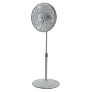 lasko lasko-16 adjustable performance pedestal, 3-speed, gray (2526) household fans, 1, white