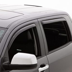 auto ventshade [avs] in-channel ventvisor / rain guards | smoke color, 4 pc | 194845 | fits 2006 – 2008 dodge ram 1500, 2006 – 2009 dodge ram 2500/3500 mega cab