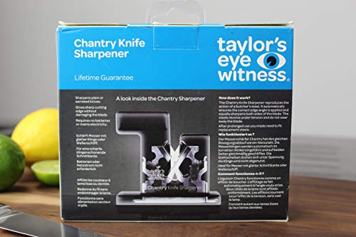 Taylor's Eye Chantry Knife Sharpener, White