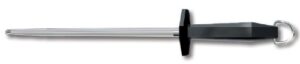 victorinox honing steel black plastic handle, 10-inch, combination cut (40582)