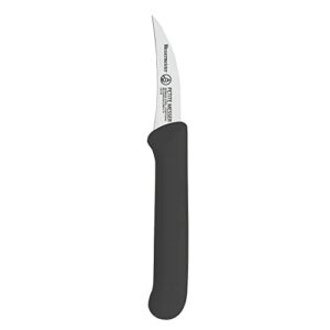 messermeister petite messer 2.5” bird’s beak parer with matching sheath, black – german 1.4116 stainless steel & ergonomic handle – lightweight, rust resistant & easy to maintain