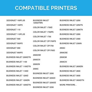 LD Products Remanufactured Ink Cartridge Replacement for HP 10 C4844A High Yield (Black)