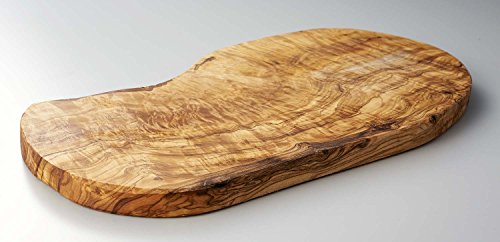 Naturally Med Olive Wood Cutting Board/Cheese Board, 14" L