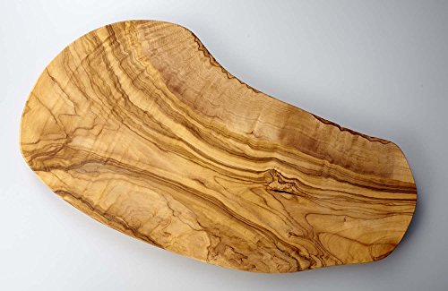 Naturally Med Olive Wood Cutting Board/Cheese Board, 14" L