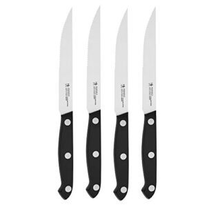 henckels prime razor-sharp steak knife set of 4, german engineered informed by 100+ years of mastery