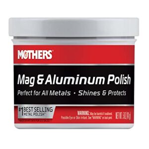 mothers 05100 mag & aluminum polish, 5 oz.