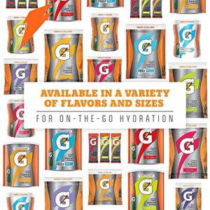 Gatorade - 3944 Powder Variety Pack (Lemon-Lime, Orange, Fruit Punch, Riptide Rush), 21-Ounce Pouches (Pack of 32)