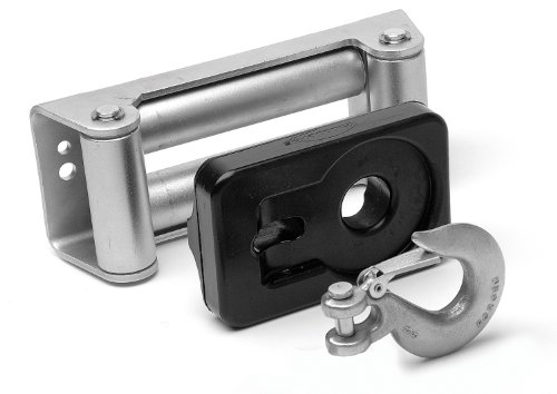 Daystar, Universal winch hook roller fairlead isolator, black, fits most 8k lb to 12.5k lb winches, KU70039BK, Made in America, Black