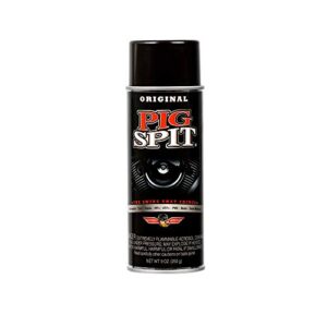 pig spit pso spit original for use on motors, transmissions, vinyl and black plastic trim components and tires, 9 oz, single