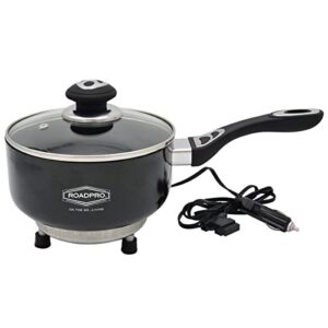 roadpro rpsp225ns 12-volt portable saucepan with non-stick surface,black