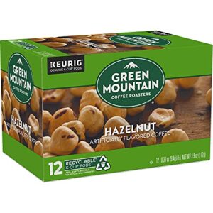 Green Mountain Coffee Roasters Hazelnut Keurig Single-Serve K-Cup pods, Light Roast Coffee, 12 Count