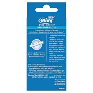 Glide Threader Floss, 30 Single-Use Packets each (Value Pack of 2)