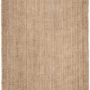 SAFAVIEH Natural Fiber Collection 9' x 12' Natural NF447A Handmade Chunky Textured Premium Jute 0.75-inch Thick Area Rug