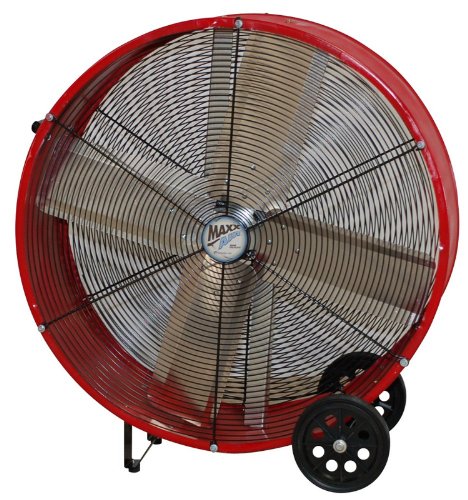 MaxxAir BF30DD REDUPS 30-Inch Direct Drive Commercial Fan, Red