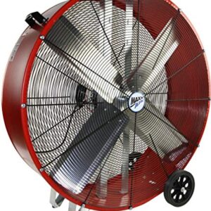 MaxxAir BF30DD REDUPS 30-Inch Direct Drive Commercial Fan, Red