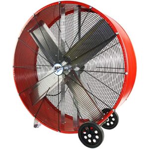 MaxxAir BF30DD REDUPS 30-Inch Direct Drive Commercial Fan, Red