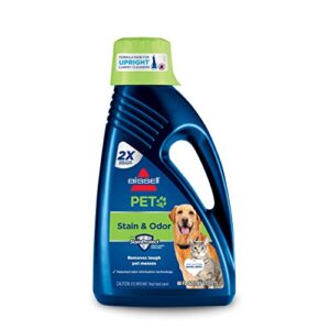 bissell 2x pet stain & odor full size machine formula, 60 ounces, 99k5a, 60-ounce, fl oz