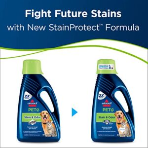 Bissell 2X Pet Stain & Odor Full Size Machine Formula, 60 Ounces, 99K5A, 60-Ounce, Fl Oz