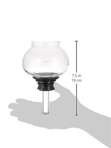 Hario Upper Bowl for Coffee Syphon MCA-3, 3 Cup, Transparent