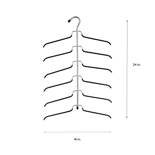 Organize It All 6 Tier Blouse Tree Hanger, Chrome