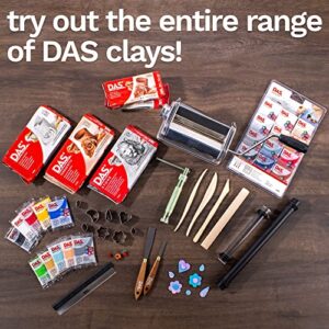 DAS Air-Hardening Modeling Clay - White Air Dry Clay 2.2lb Block - Pliable Air Clay for Sculpting and Coating - Easy to Use Air Dry Modeling Clay for All Ages - Molding Clay for Sculpting and More