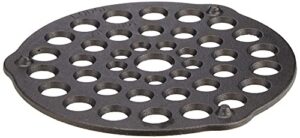 lodge l8dot3 cast iron meat rack/trivet, pre-seasoned, 8-inch