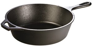 lodge l8dsk3 cast iron deep skillet, pre-seasoned, 10.25-inch