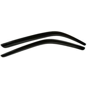 Auto Ventshade [AVS] Ventvisor / Rain Guards | Outside Mount, Smoke Color, 2 pc | 92437 | Fits 1997 - 2001 Mitsubishi Mirage Coupe