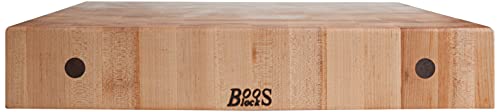 John Boos Block CCB24-S Classic Collection Maple Wood End Grain Chopping Block, 24 Inches x 24 Inches x 4 Inches