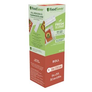 foodsaver 8″ x 20′ heat-seal roll