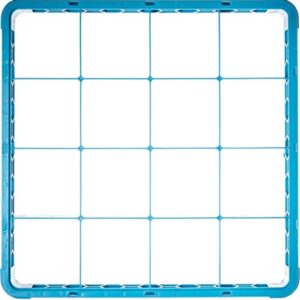 CFS OptiClean 16 Compartment Divided Glass Rack Extender, 1.78", CFS Blue