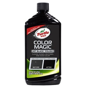 turtle wax t-374ktr color magic car polish, black – 16 oz.