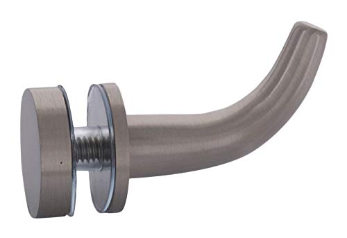 C.R. Laurence DRH1BN CRL Brushed Nickel Designer Robe Hook