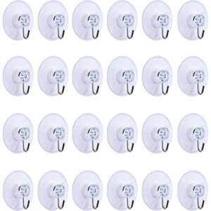 34 Mini Suction Cups with Metal Hooks 25 pack