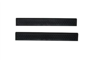 auto ventshade [avs] stepshield | black, 2 pc | 88407 | universal fits 1999 – 2023 models