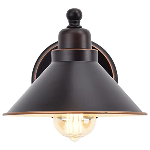 Nuvo 60/1709 One Vanity Bridgeview Light Fixture, 1Lt Wall Sconce, Mission dust Bronze