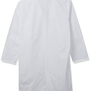 Cherokee 40 Inch Unisex Lab Coat, White, Medium