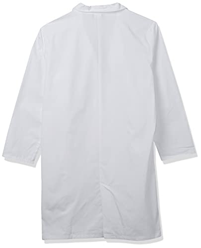 Cherokee 40 Inch Unisex Lab Coat, White, Medium